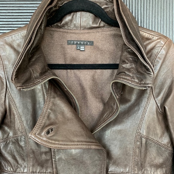 Theory | Jackets & Coats | Theory Versatile Leather Jacket | Poshmark
